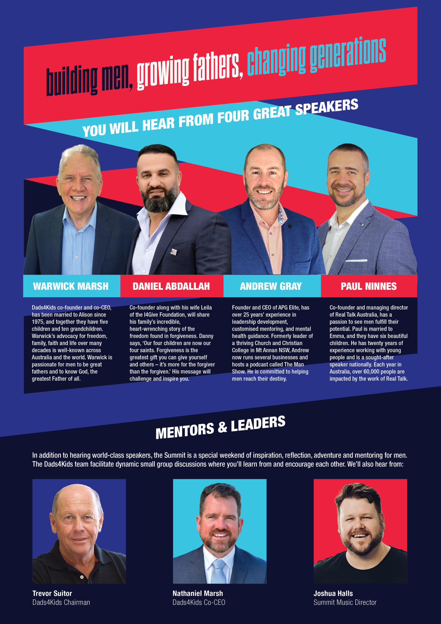 Men’s Leadership Summit - Dads4Kids